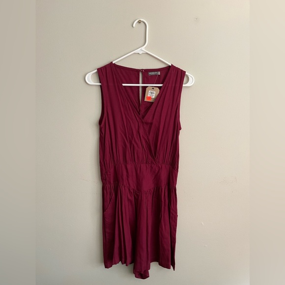 EARTHBOUND | Pants & Jumpsuits | Nwt Earthbound Maroon Romper | Poshmark